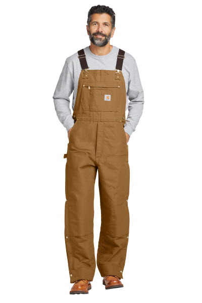 CTT106672 Men's Carhartt Tall Washed Duck Overalls